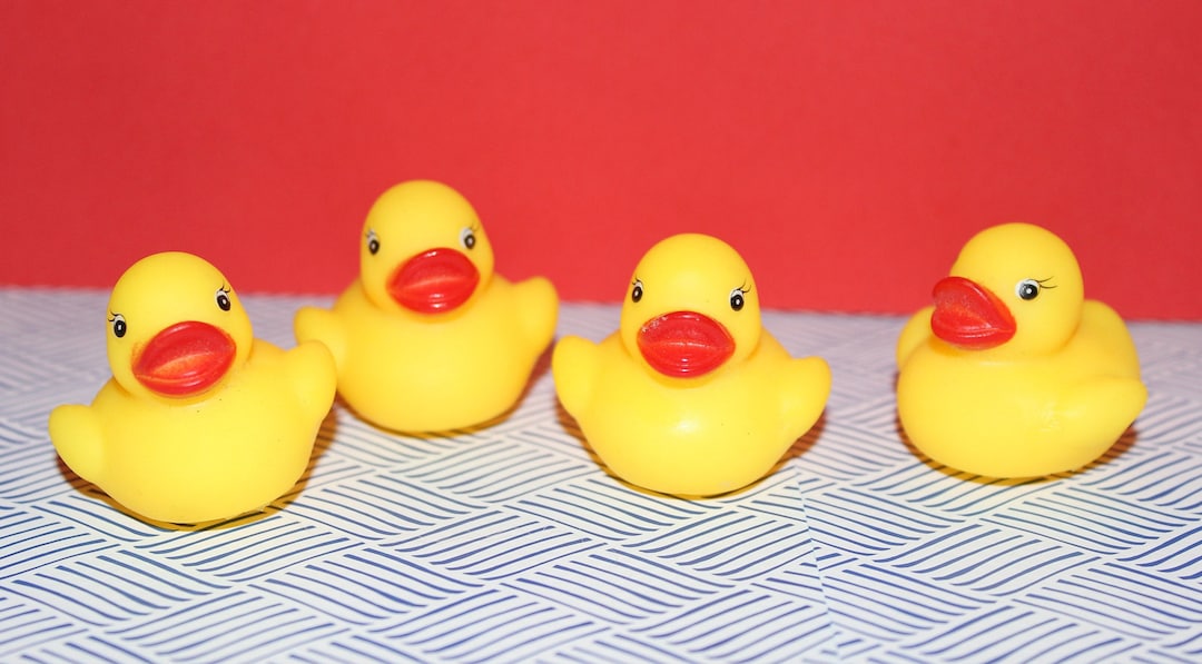 Mini Rubber Duck Magnets - Sets of 4 - Etsy