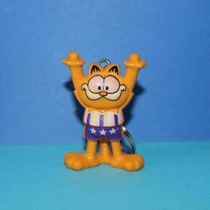 Vintage Garfield PVC Figures Upcycled Keychains - Your Choice - Etsy