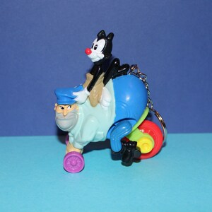 Vintage Mcdonald's Animaniacs Happy Meal Toys 1994 Upcycled Keychains ...