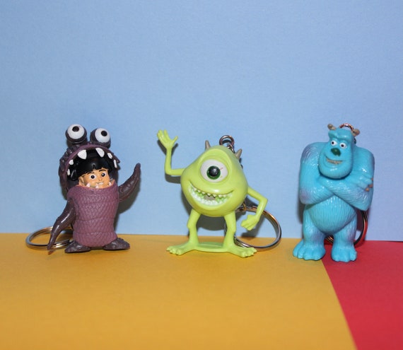Monsters Inc. PVC Figures Upcycled Keychains/bag Charms Your | Etsy