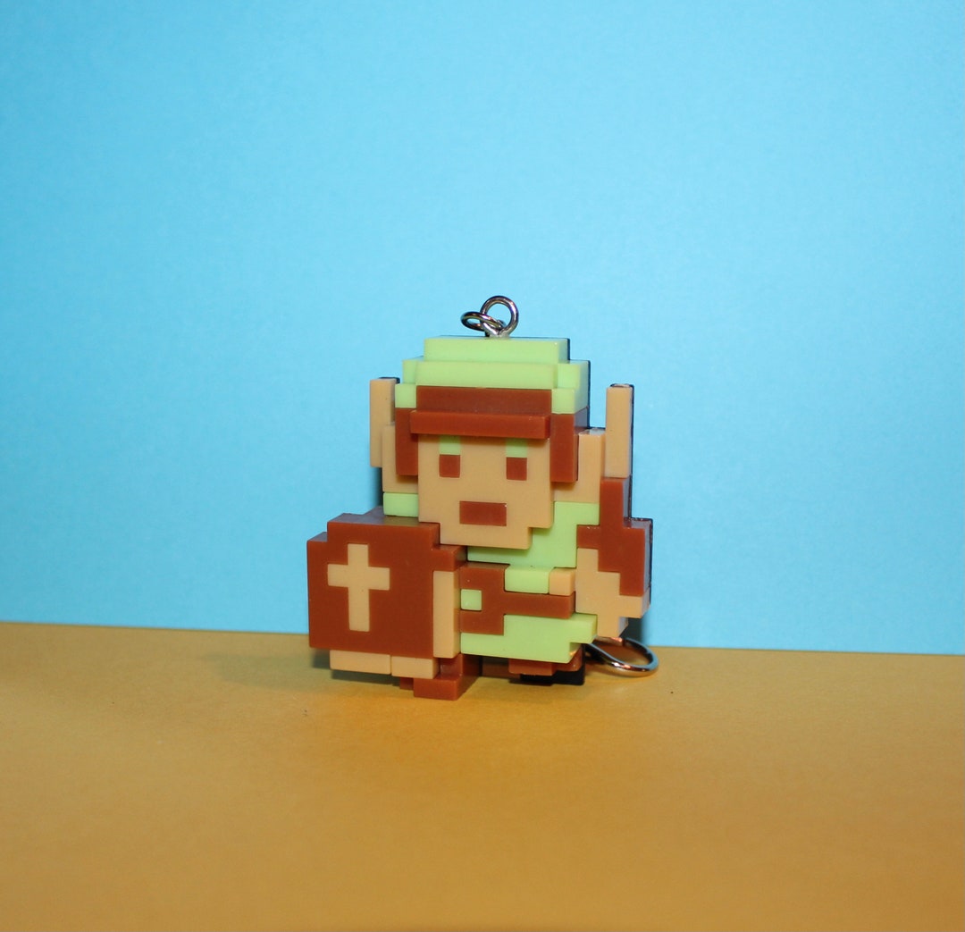 Upcycled Nintendo Jakks 8-bit Figures Keychains Your Choice - Etsy