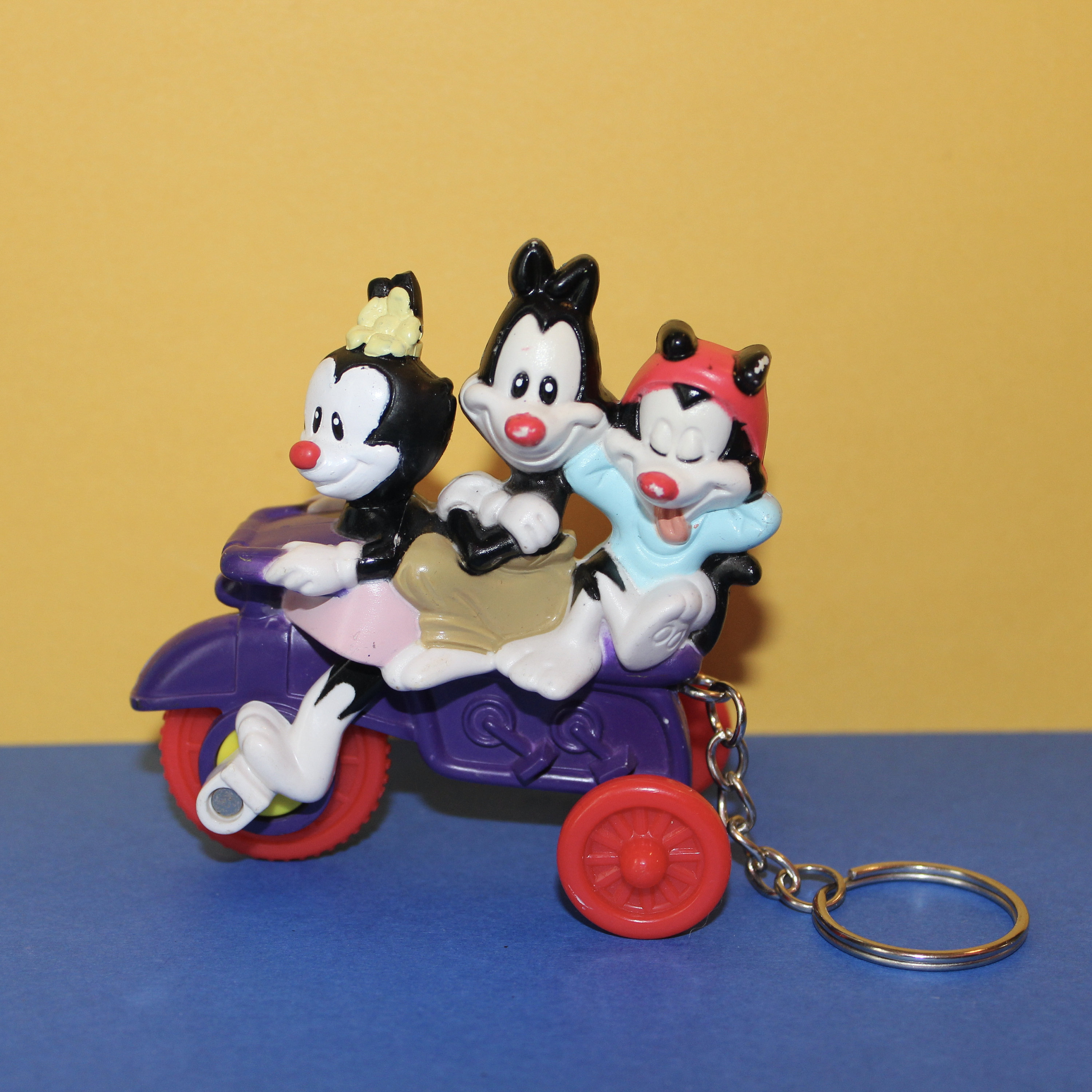 Vintage Mcdonald's Animaniacs Happy Meal Toys 1994 Upcycled Keychains ...