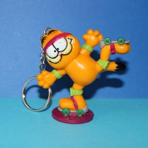 Vintage Garfield PVC Figures Upcycled Keychains - Your Choice - Etsy
