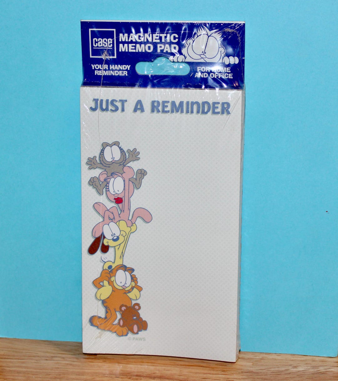Vintage Garfield Magnetic Memo Pad "just a Reminder" - 75 Sheets - in ...