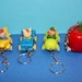 The Busy World of Richard Scarry Upcycled Keychains Mcdonald's Happy ...