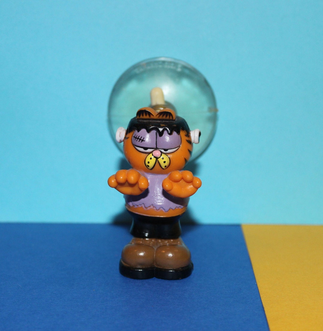 Vintage Garfield Frankenstein Monster PVC Figure/toy Window Cling ...