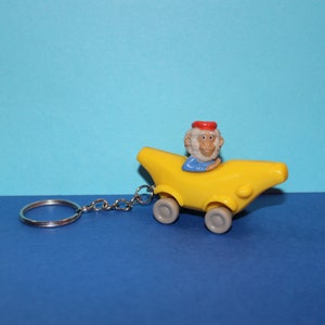 The Busy World of Richard Scarry Upcycled Keychains Mcdonald's Happy ...