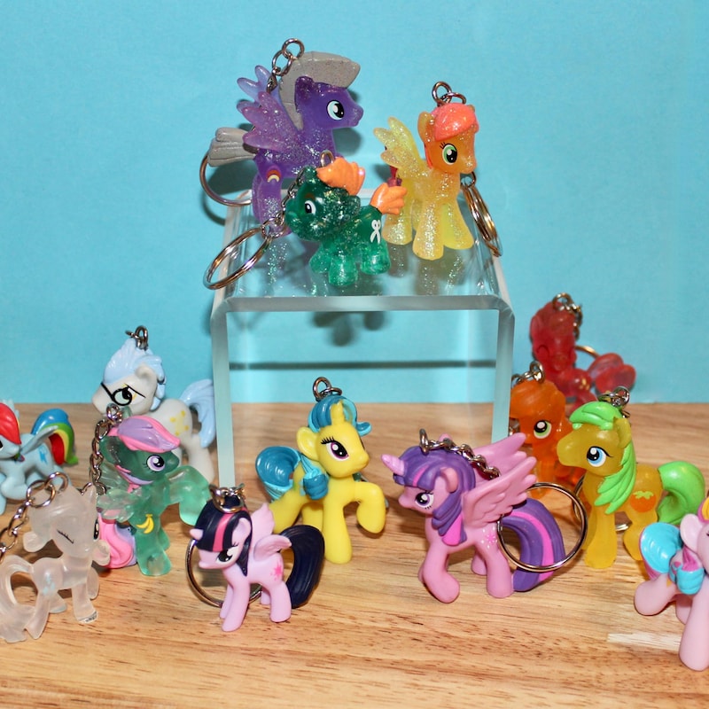 Glitter Pony Figures Mlp - Etsy