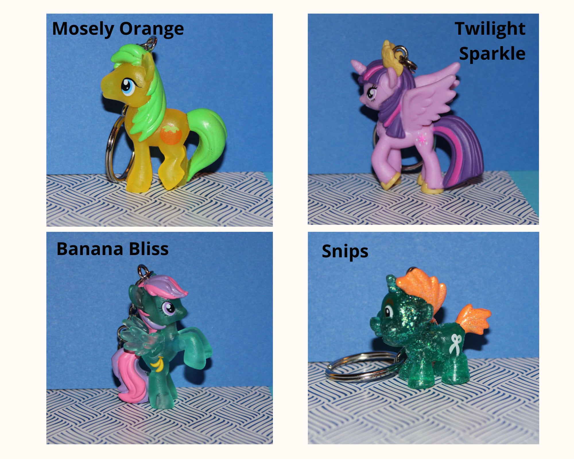 My Little Pony G4 Friendship is Magic Transparent Glitter - Etsy