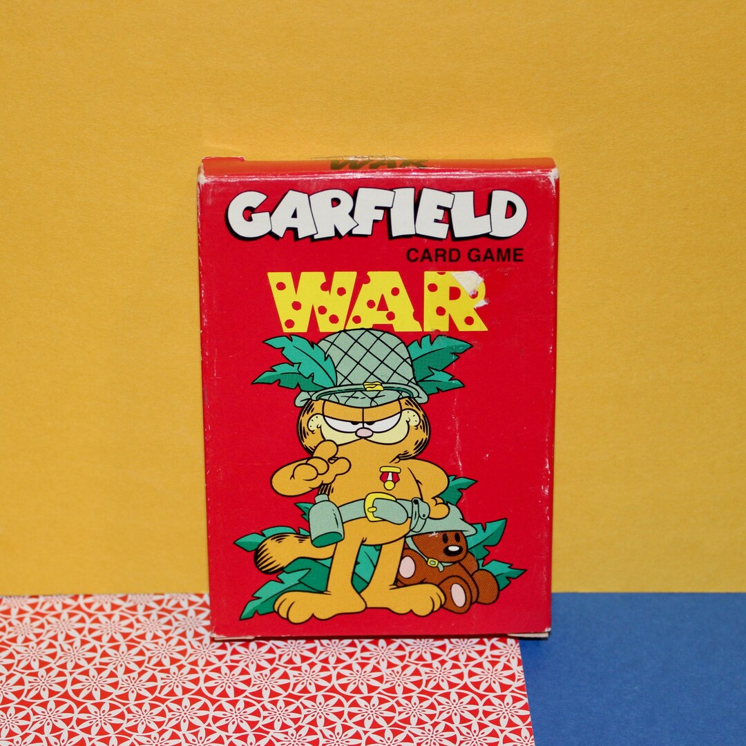 Vintage Garfield War Card Game - Etsy