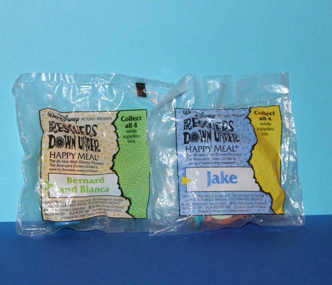 Rescuers Down Under Vintage Mcdonald's Happy Meal Camera Toys 1989 - in ...