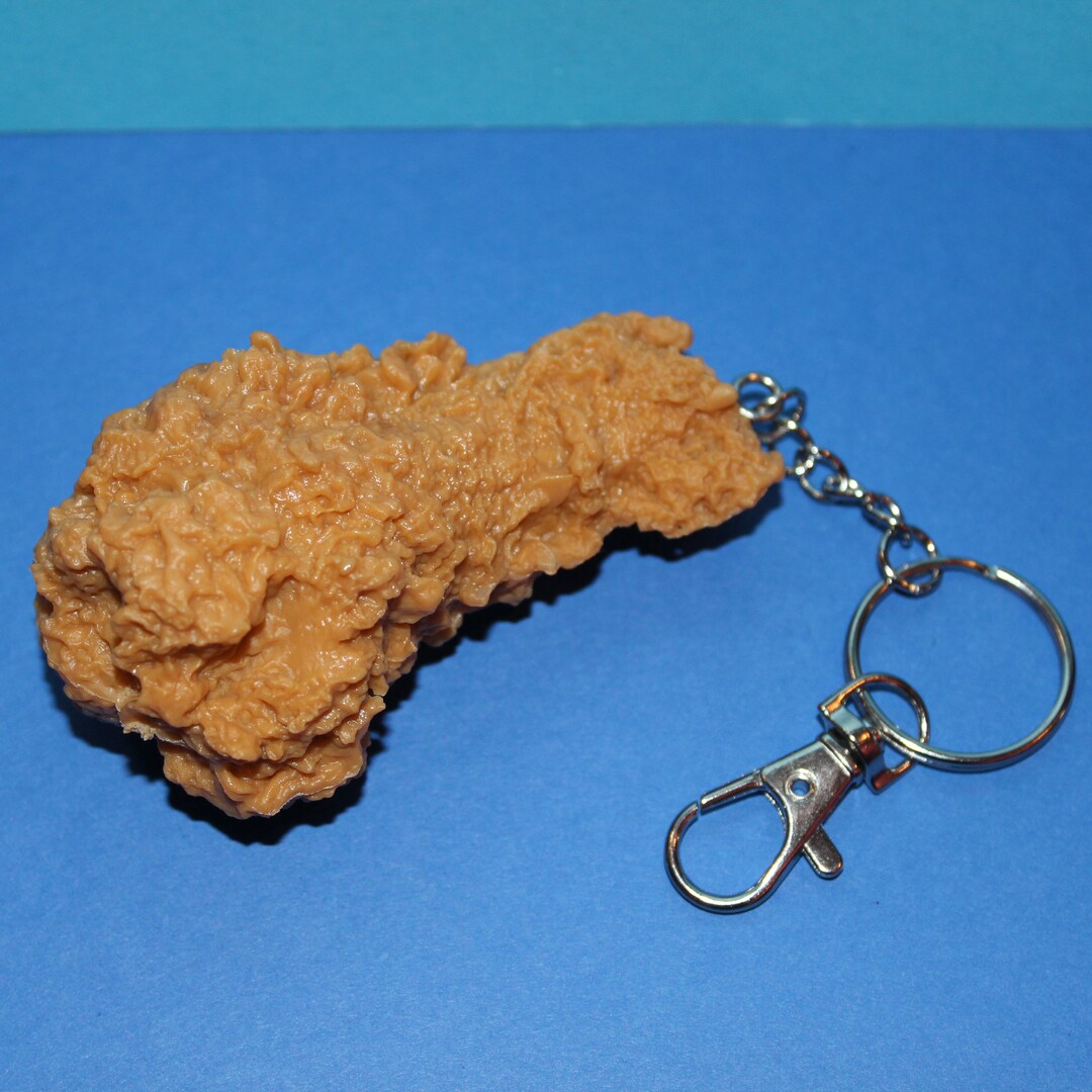 Fried Chicken Leg / Chicken Wing Keychains - Etsy