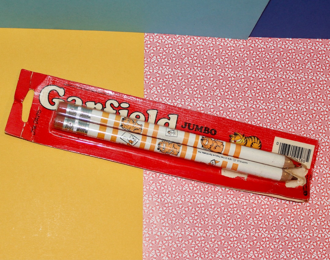 Vintage Garfield Jumbo Pencil Pack - United Features Syndicate - Still ...