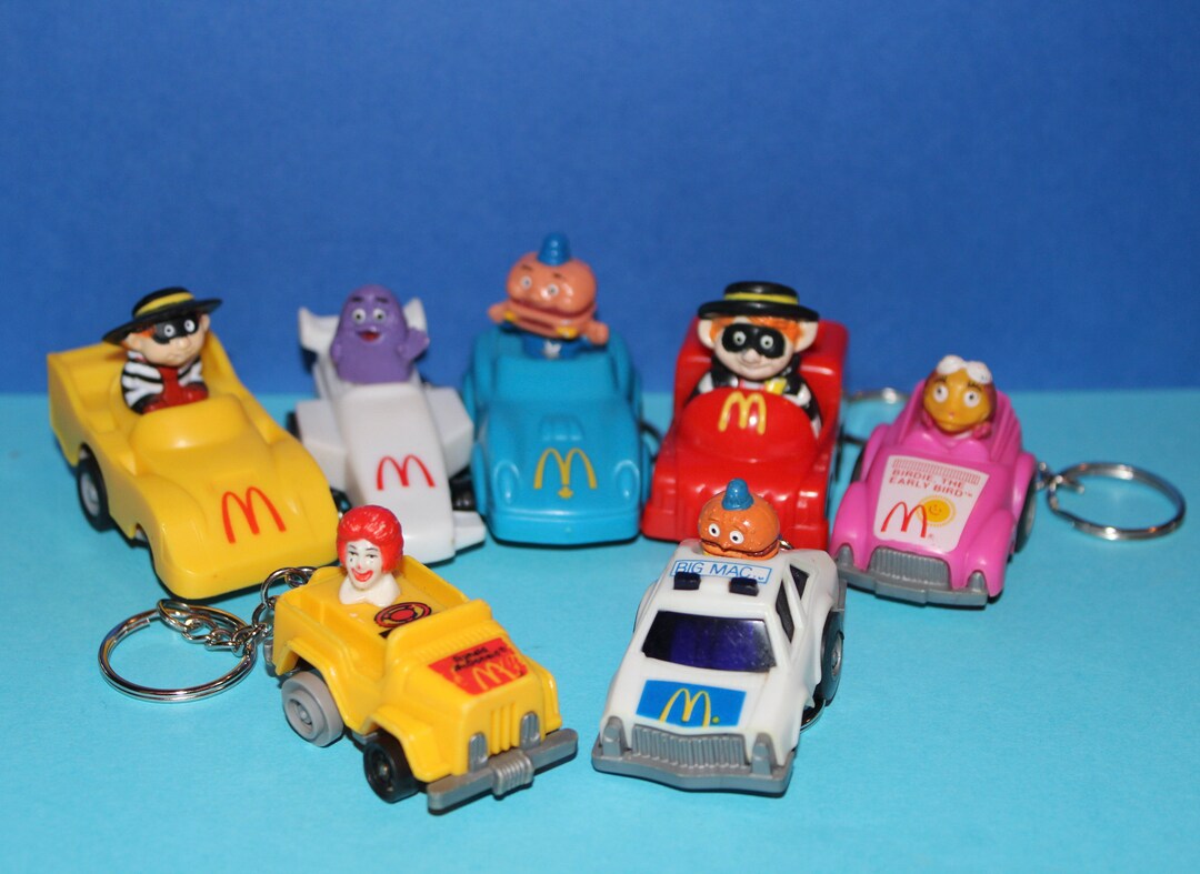 Your Choice - Vintage Mcdonald's Cars Upcycled Keychains 1988 - Grimace ...