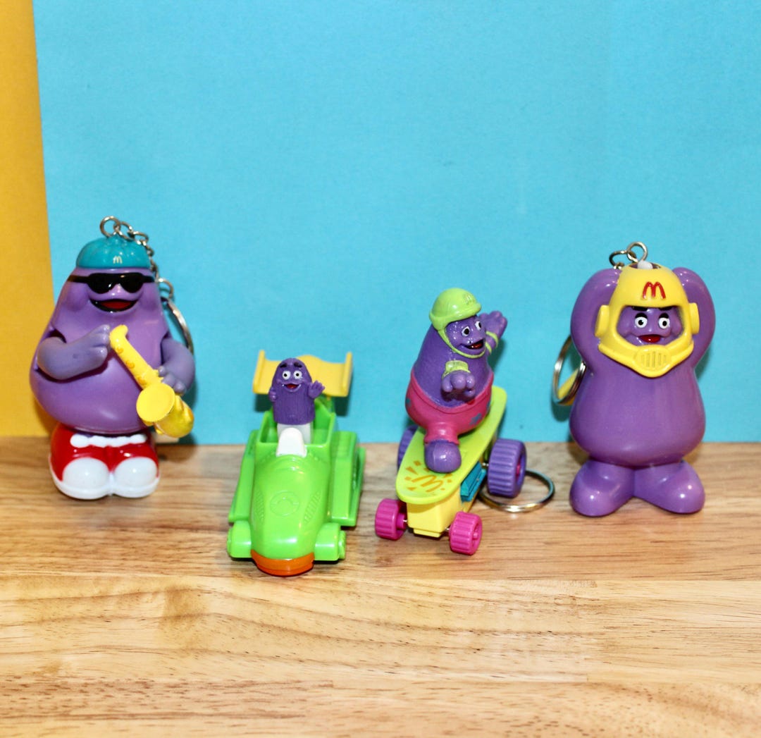 Your Choice - Vintage Mcdonald's Grimace Vehicles/toys Upcycled ...