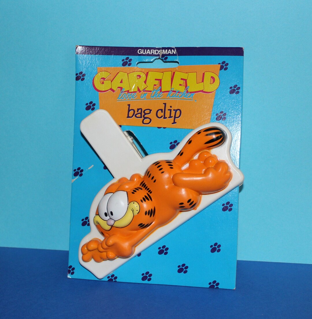 Vintage Garfield Bag Clip/chip Clip Loose in the Kitchen With Packaging ...