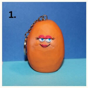 Vintage Mcdonald's Mcnugget Buddies Upcycled Keychains - Your Choice - Etsy