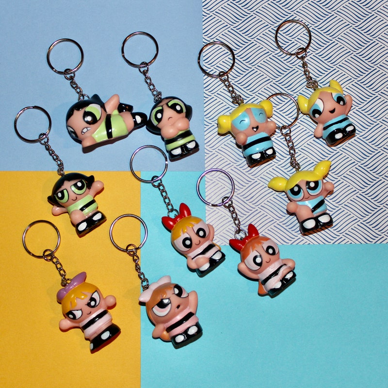 Powerpuff Girls Keychain - Etsy