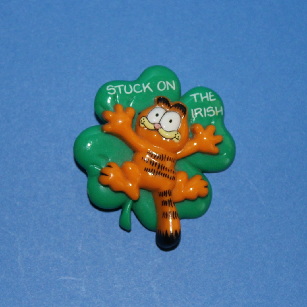 Vintage Garfield Pin/pinback/button "stuck on the Irish" - United ...