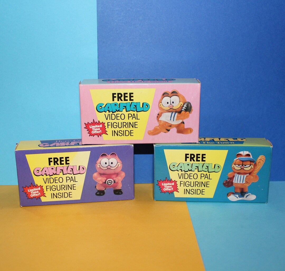 Vintage Garfield PVC Figures With Box - Your Choice - Sold Individually ...