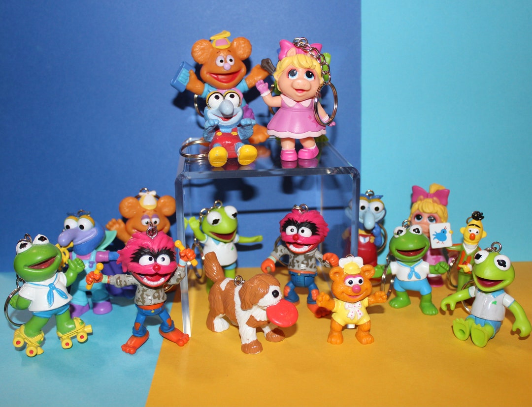 Muppets Sesame Street PVC Figures Upcycled Keychains - Your Choice ...