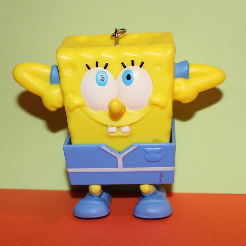 Spongebob Keychain - Etsy