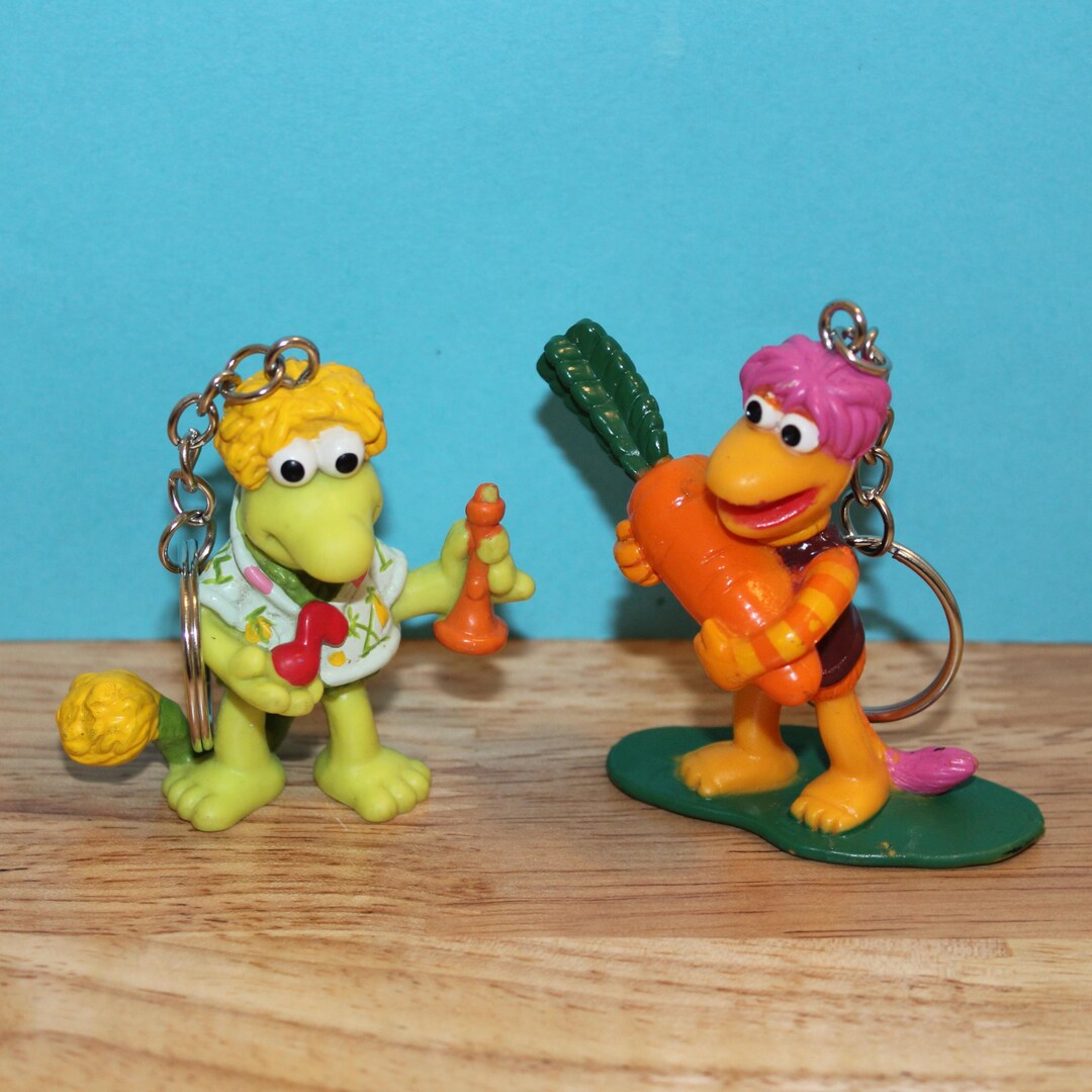 Vintage Fraggle Rock PVC Figures 1988 Upcycled Keychains - Your Choice ...