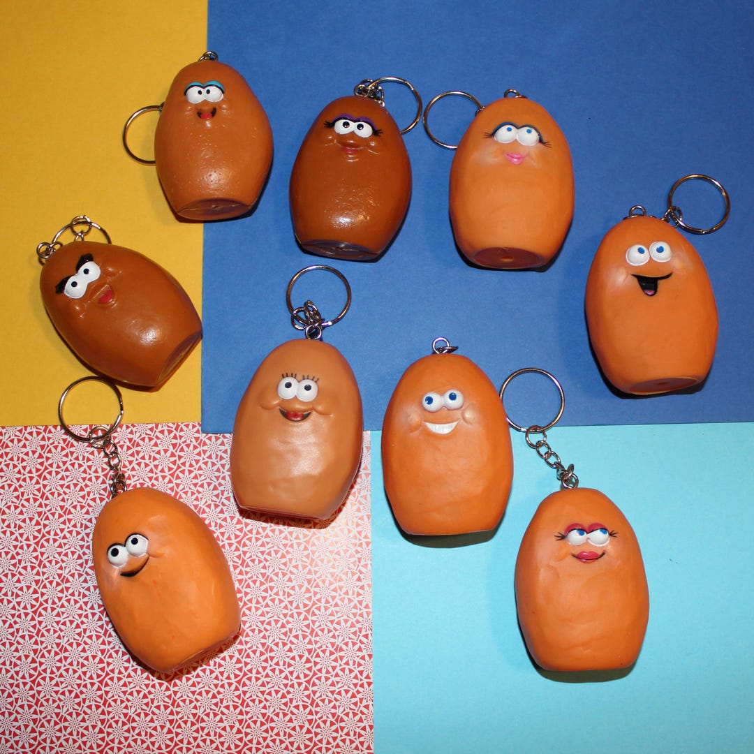 Vintage Mcdonald's Mcnugget Buddies Upcycled Keychains - Your Choice - Etsy