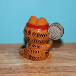 Vintage Garfield Tennis Player Ceramic Figurine Enesco - Etsy