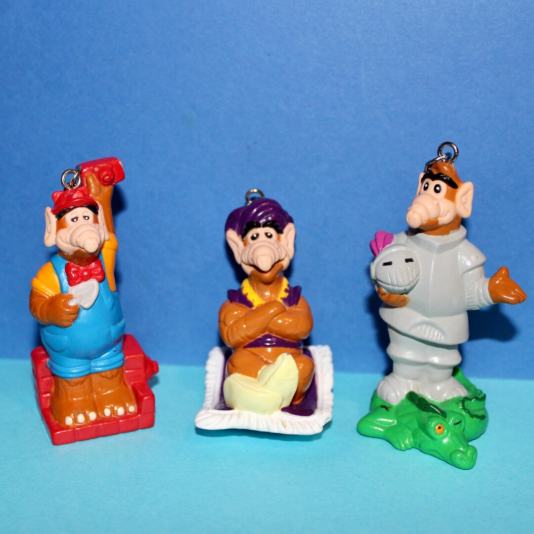 Vintage Alf Figures Upcycled Keychains 1990 Your Choice - Etsy