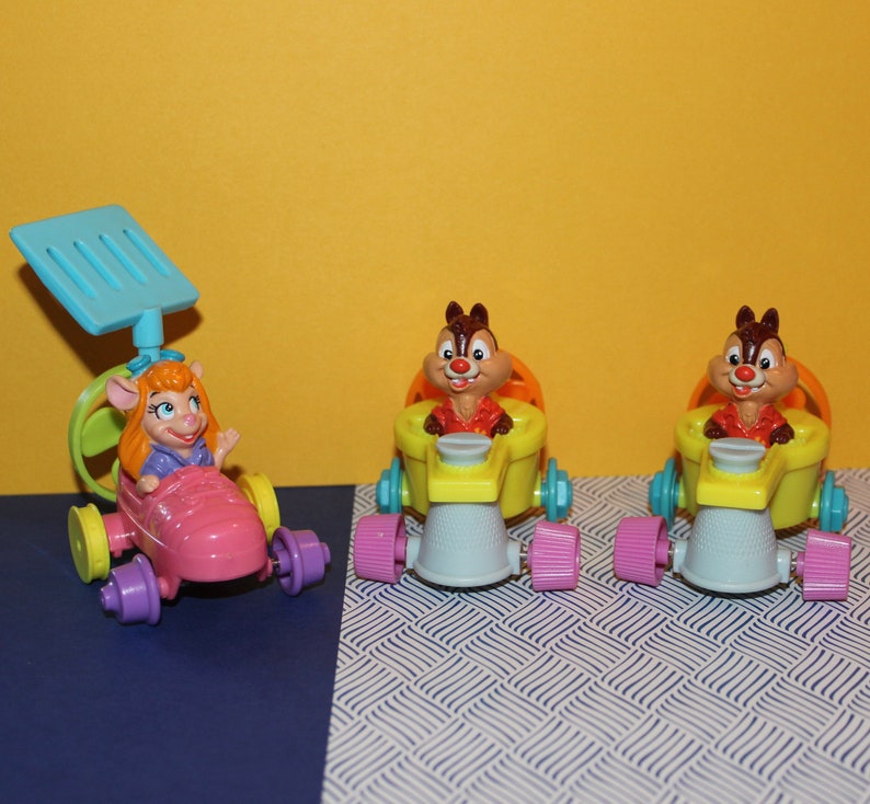 Mcdonald's Rescue Rangers Happy Meal Cars 1989 Your - Etsy