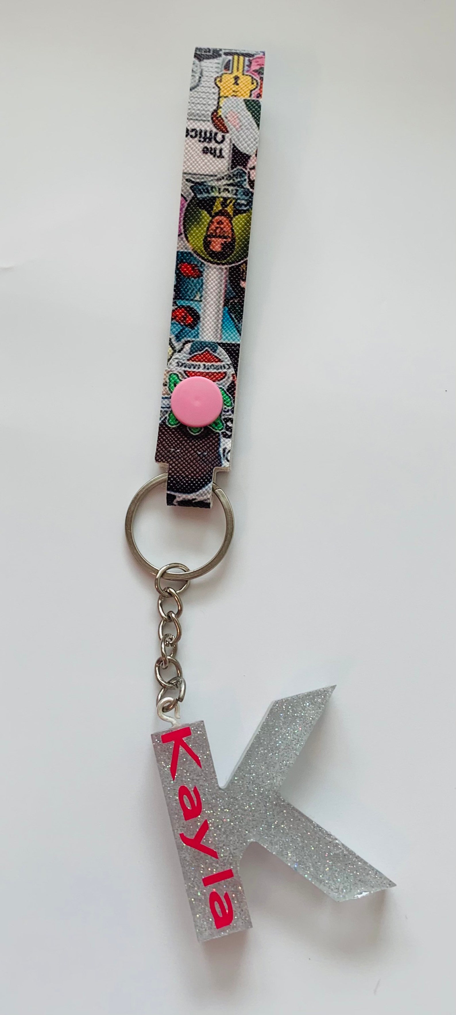 Keychain card holder the office print | Etsy