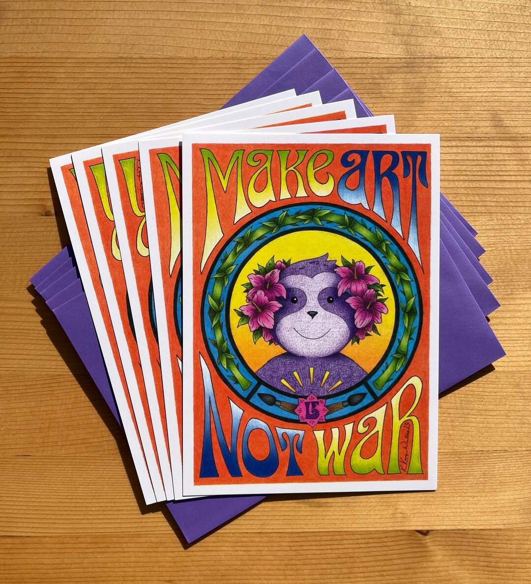 Lf-make Art Not War-5 Pack - Etsy