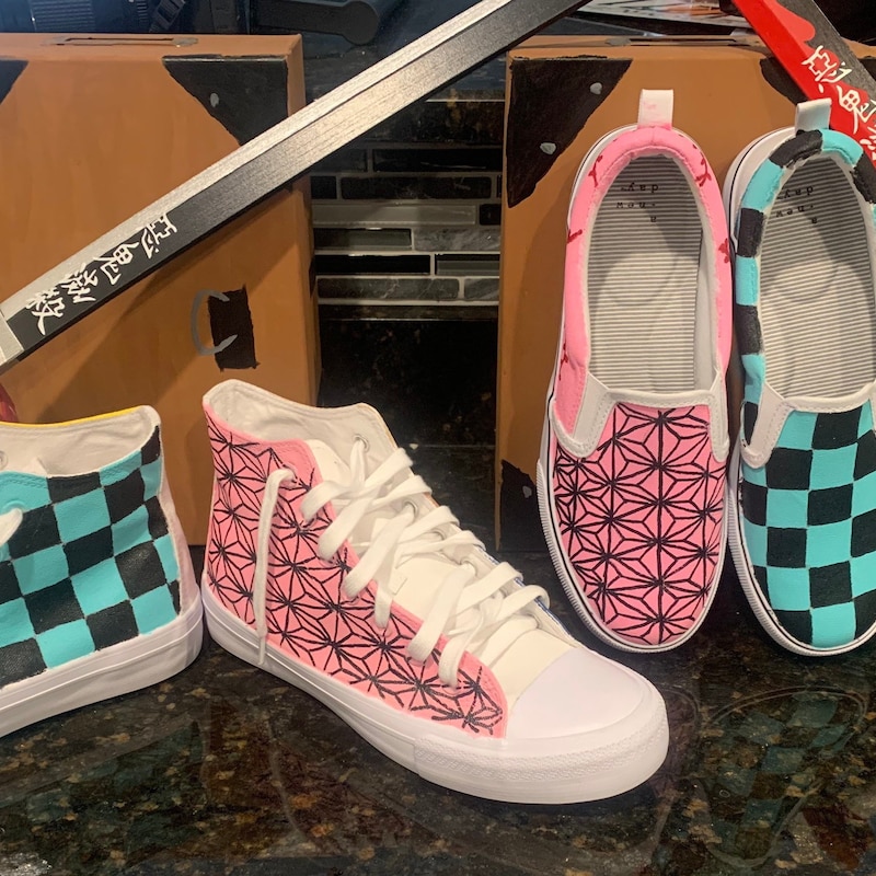 Demon Slayer Shoes - Etsy