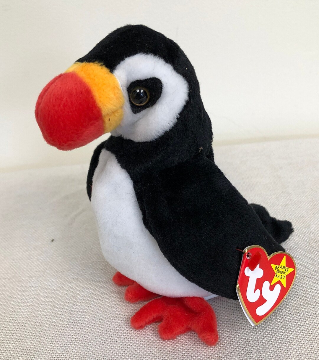 Vintage 1997 Puffer the Puffin Beanie Baby - Etsy