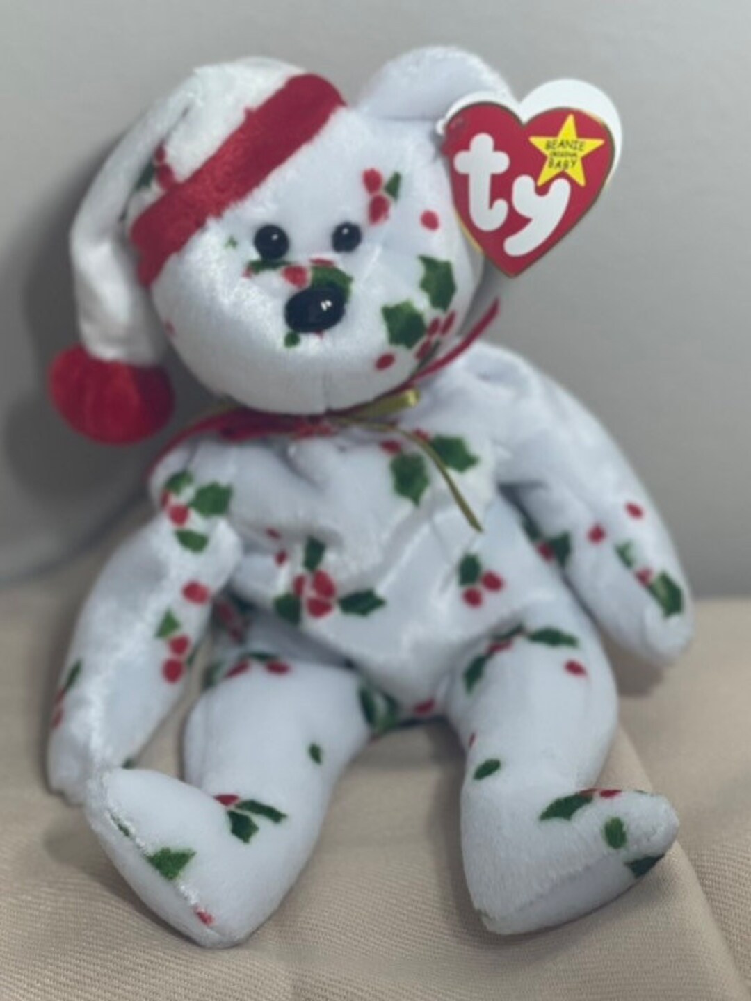 1998 Holiday Teddy Beanie Baby - Etsy