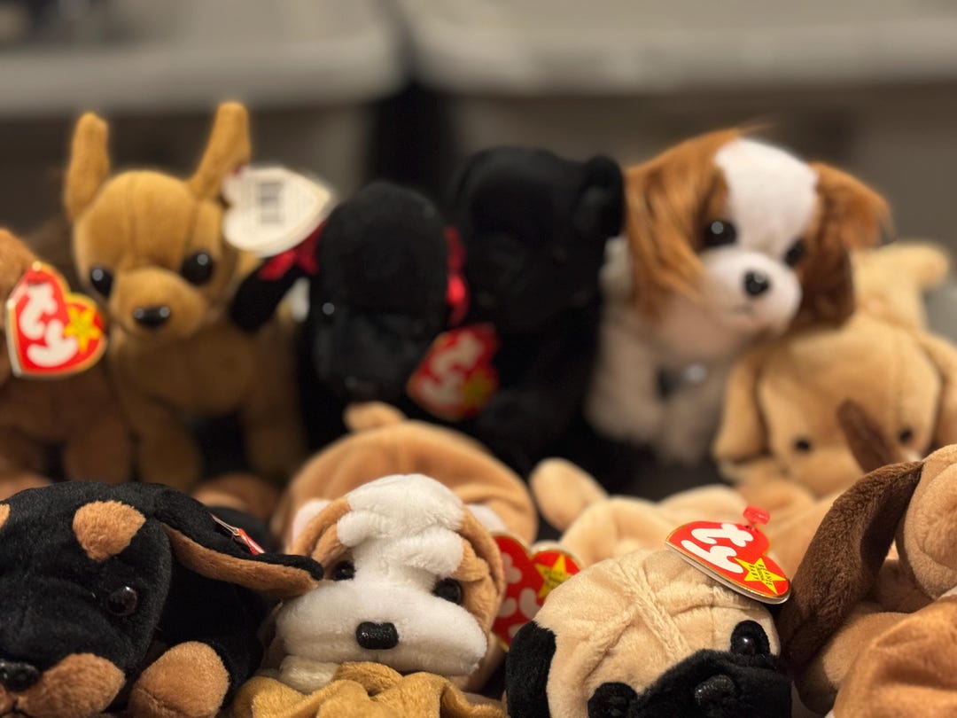 Vintage Dog Ty Beanie Babies (14) - Etsy