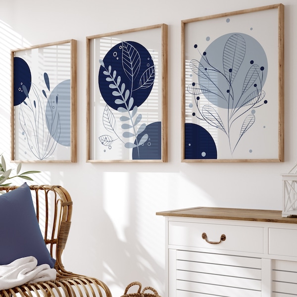 Blue Wall Decor - Etsy