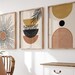 Boho Abstract Wall Art Prints Boho Wall Decor Set of 3 Wall - Etsy