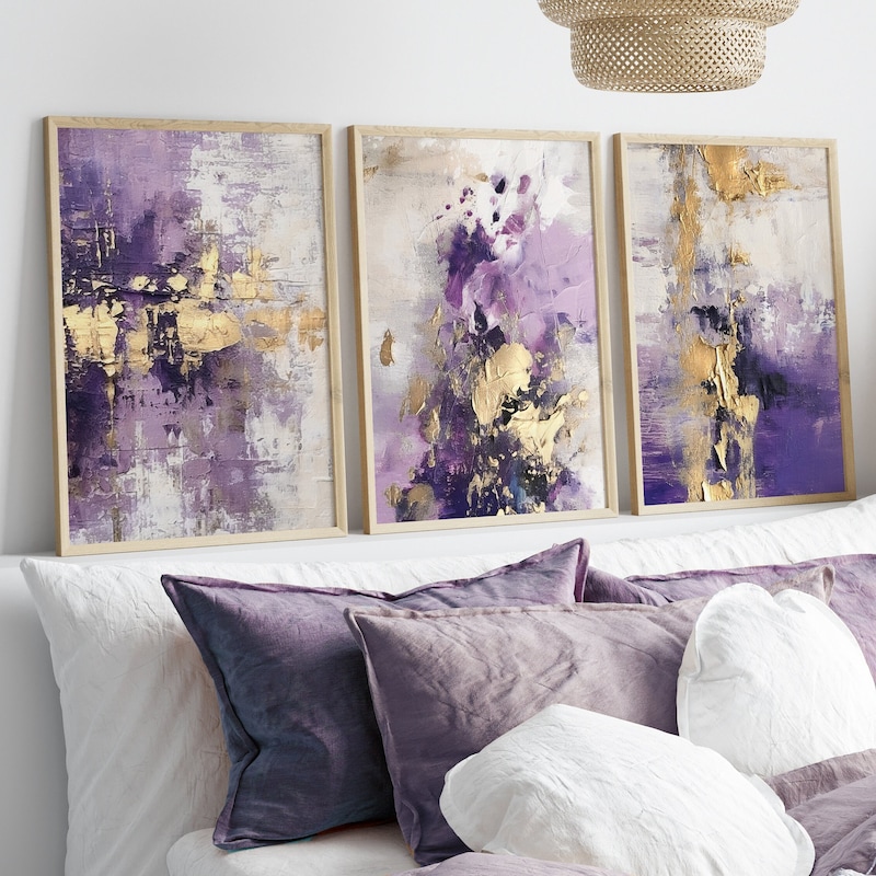 Purple Wall Art - Etsy