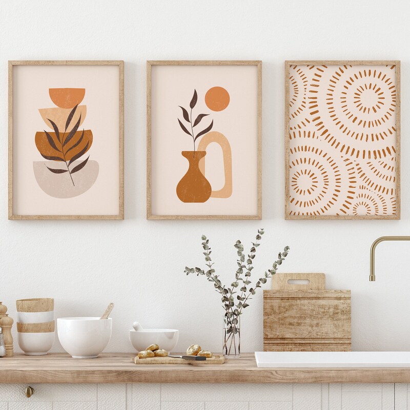 Kitchen Art Set - Etsy