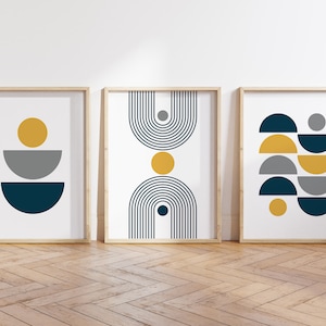 Boho Wall Prints, Boho Wall Art, Boho Wall Decor, Set of 3 Wall Prints ...