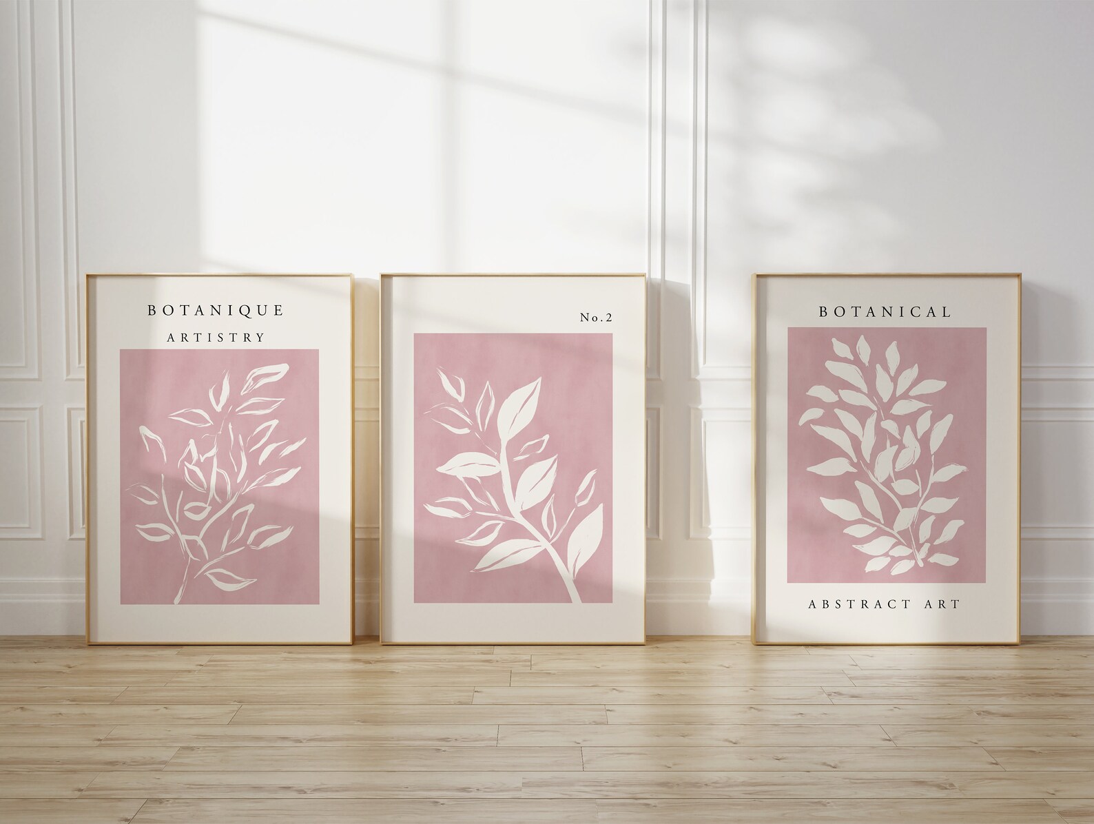 Pink, Wall Art, Set of 3 Wall Prints, Pink Wall Prints, Pink Wall Decor ...