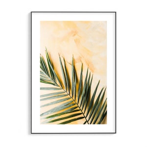 One Tropical Leaf Poster Boho Print Nature Plant - Etsy