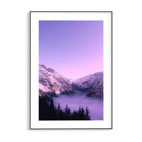 Mountains Poster - Etsy UK