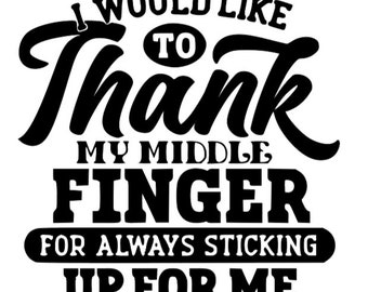 3d Middle Finger Svg - Etsy