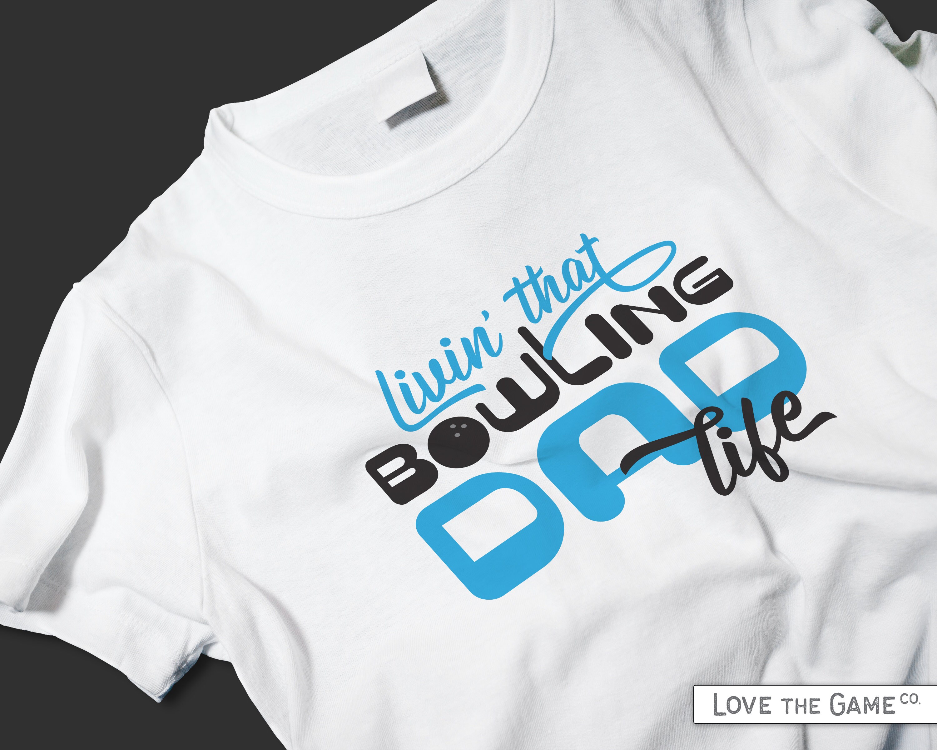Livin' That Bowling Dad Life SVG - Etsy