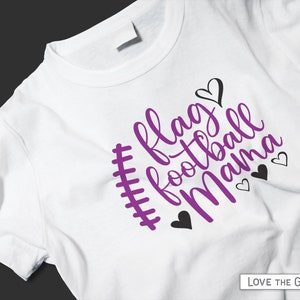 Girls Flag Football Mama SVG - Etsy
