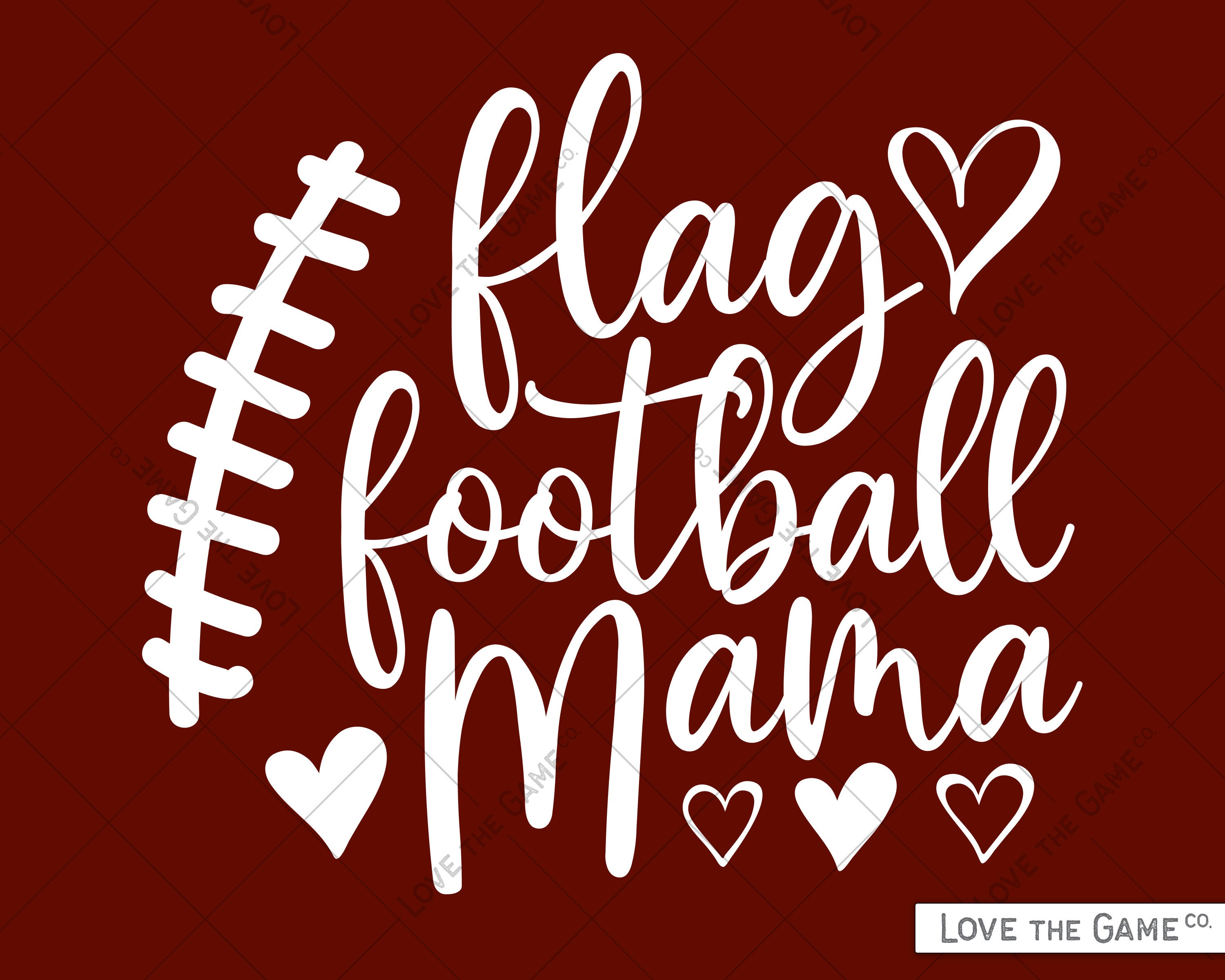 Girls Flag Football Mama SVG - Etsy