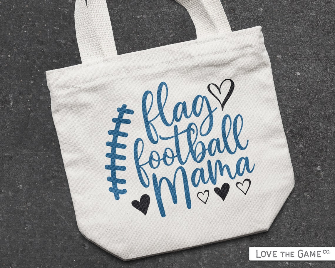 Girls Flag Football Mama SVG - Etsy